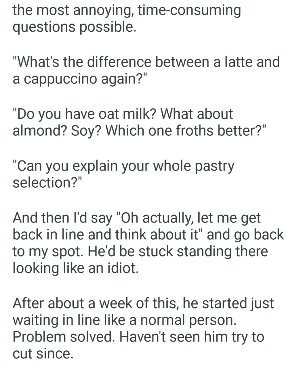 the Coffee Line