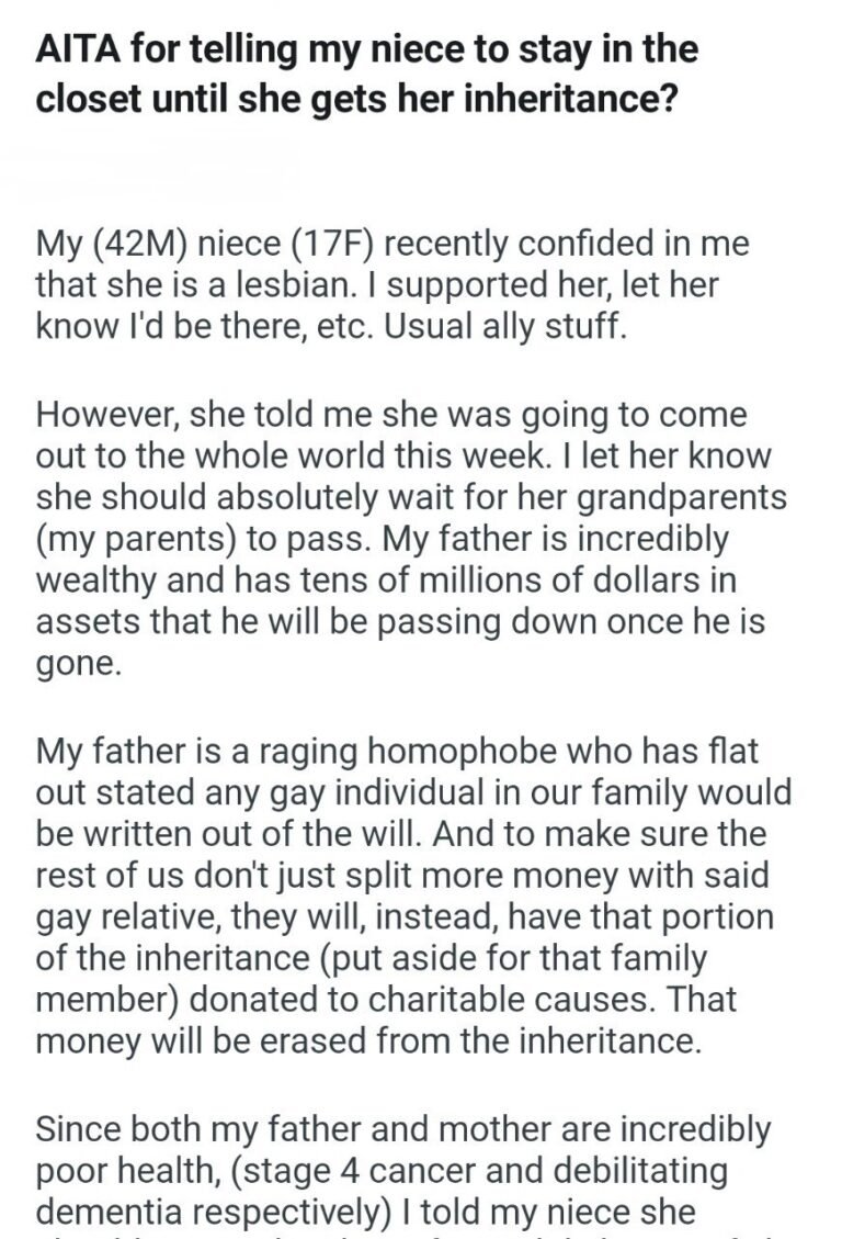 His Teen Niece